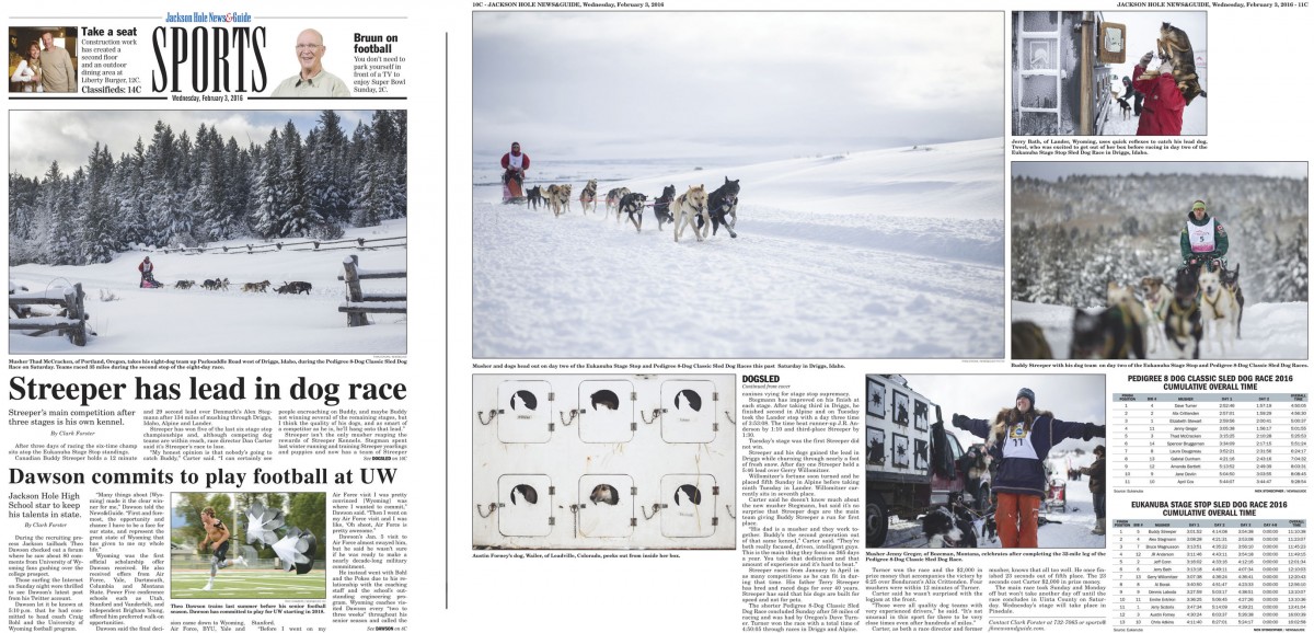 Quarter One Print Multiple Page NPPA Contests