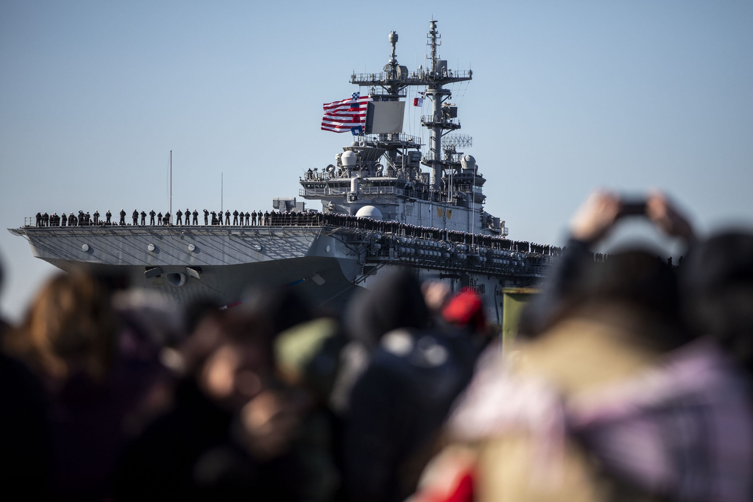 USS Wasp Amphibious Ready Group Homecoming – NPPA Contests